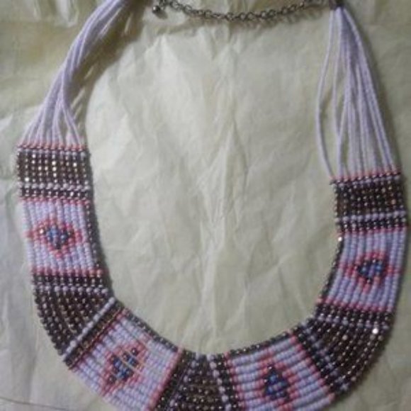 None | Jewelry | Indian Bead Multi Strand Necklace | Poshmark